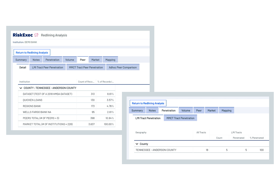 Fair Lending Analytics - RiskExec Compliance Reporting & Analysis Software